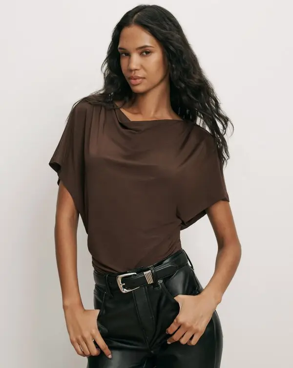 Veronica Beard Lila Ruched Top
