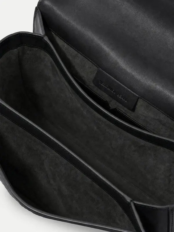 Veronica Beard Zebra Dash Saddle Bag