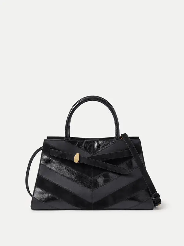 Veronica Beard Chevron Dash Bag