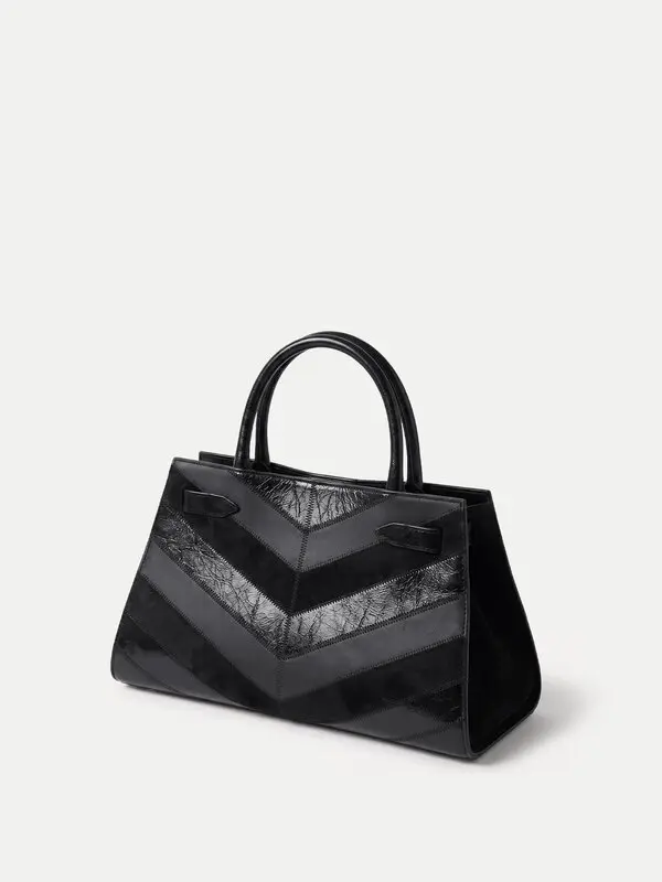 Veronica Beard Chevron Dash Bag