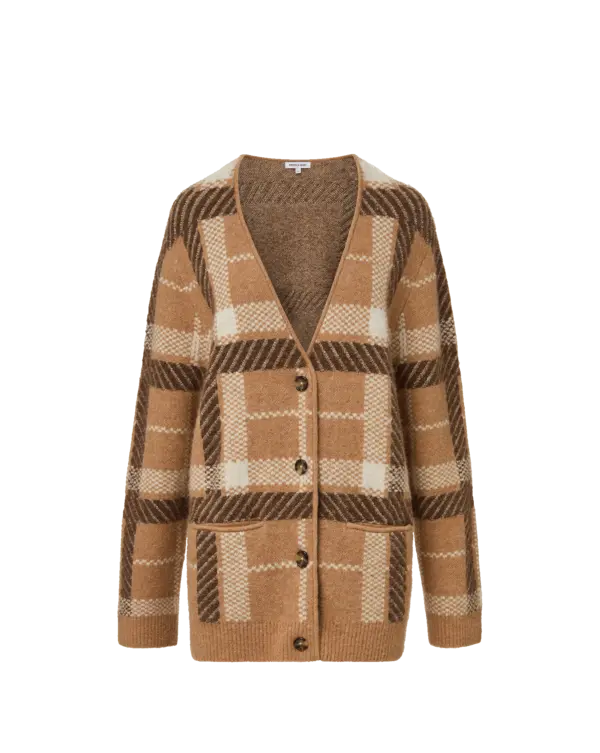 Veronica Beard Covey Plaid Cardigan