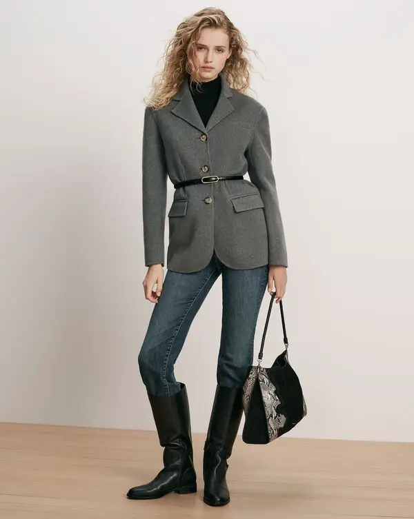Veronica Beard Fosterly Belted Jacket