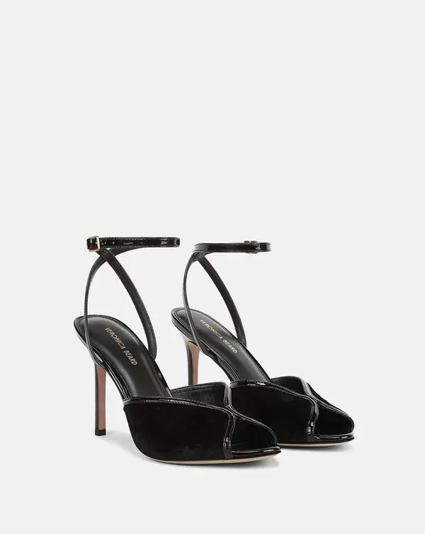 Veronica Beard Anora Stiletto Sandal - Black