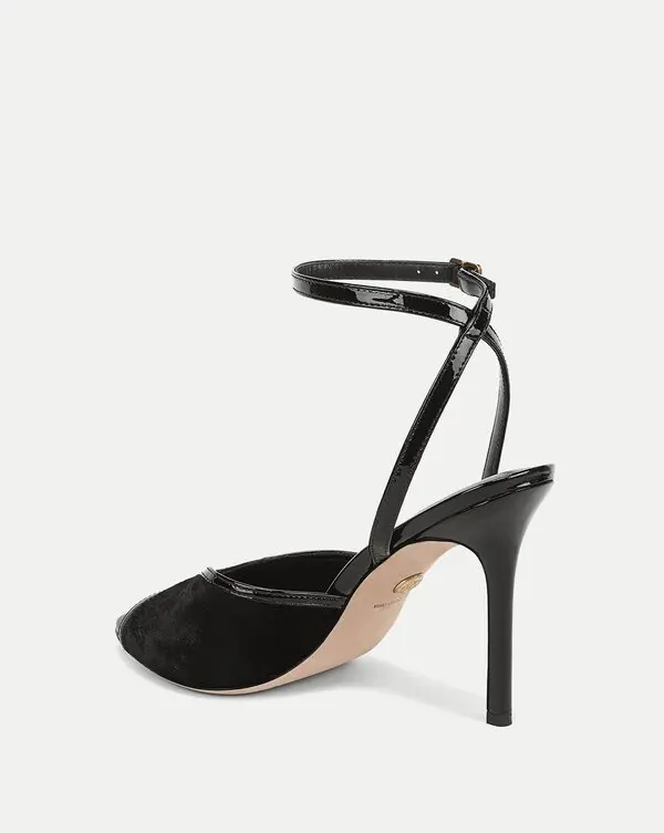 Veronica Beard Anora Stiletto Sandal - Black