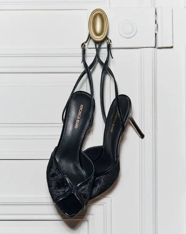 Veronica Beard Anora Stiletto Sandal - Black