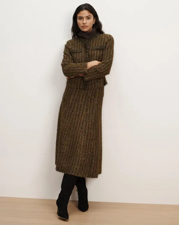 Veronica Beard Keziah Metallic Lady Jacket