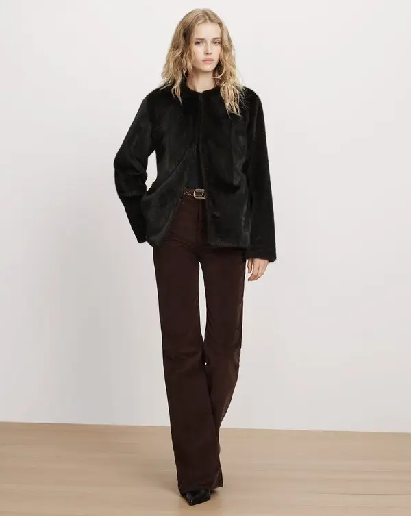 Veronica Beard Griselda Faux Fur Coat