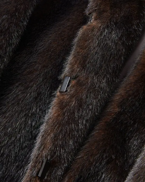 Veronica Beard Griselda Faux Fur Coat