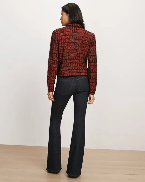 Veronica Beard Blanche Knit Tweed Jacket