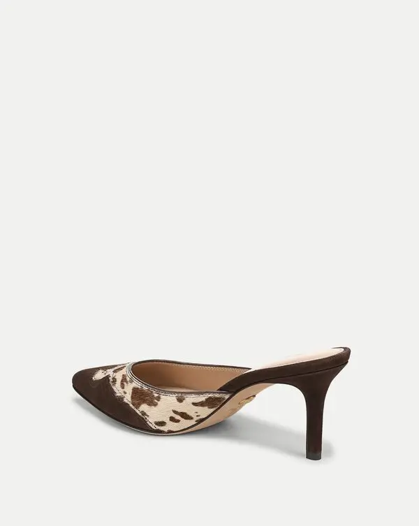 Veronica Beard Lisa Western Mule - Brown Multi