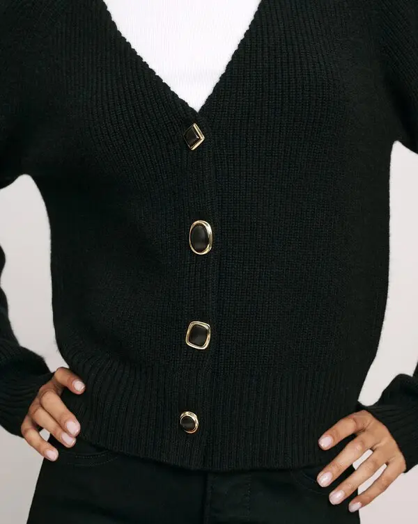 Veronica Beard Sesali Wool-cashmere Cardigan