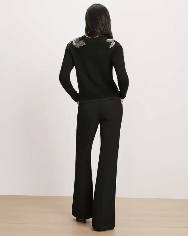 Veronica Beard Saelith Beaded Sweater