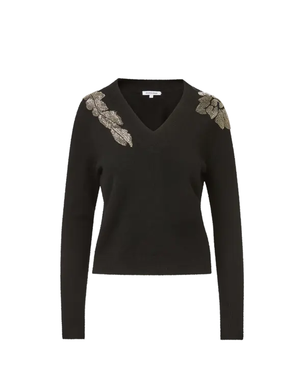 Veronica Beard Saelith Beaded Sweater
