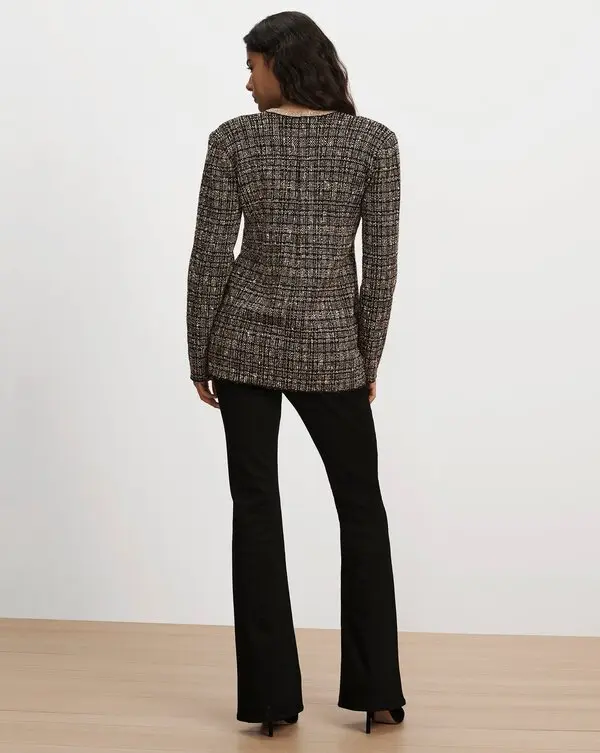 Veronica Beard Sarika Tweed Pullover