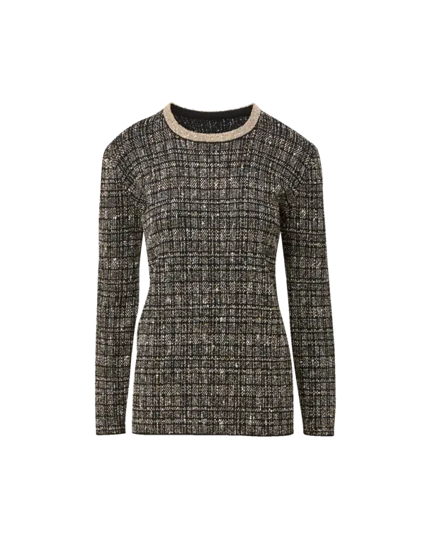 Veronica Beard Sarika Tweed Pullover