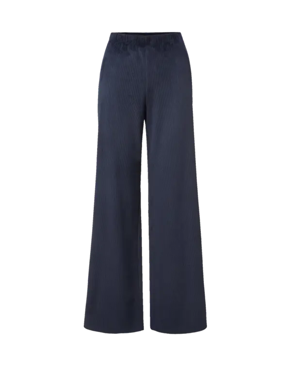 Veronica Beard Tobias Wide-leg Pant - Navy