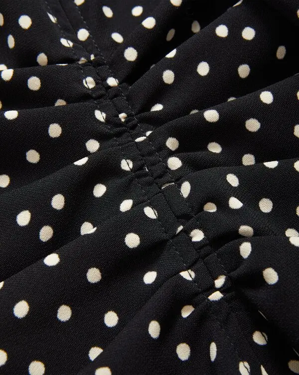 Veronica Beard Elina Polka-dot Mini Dress