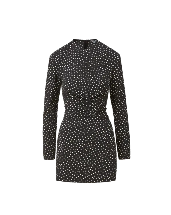 Veronica Beard Elina Polka-dot Mini Dress