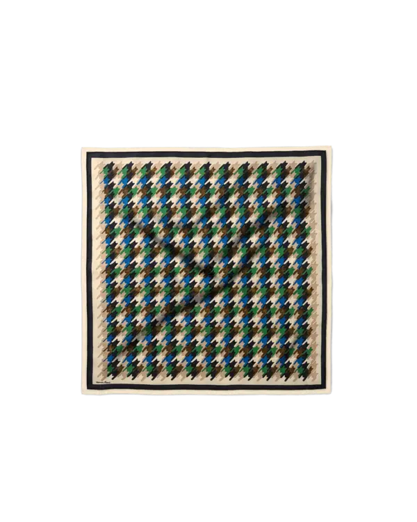 Veronica Beard Sava Silk-blend Houndstooth Scarf