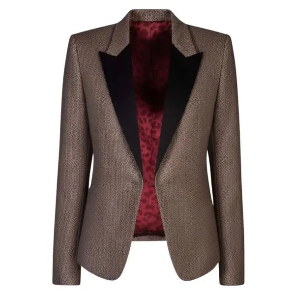 THE EXTREME COLLECTION Wool Blazer Goldie - Brown