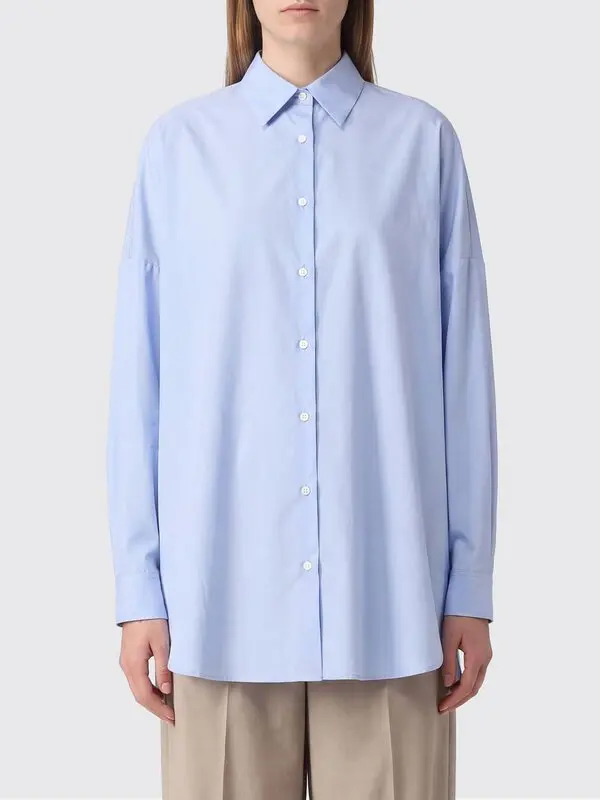 Dries Van Noten Classic Cotton Poplin Shirt - Blue
