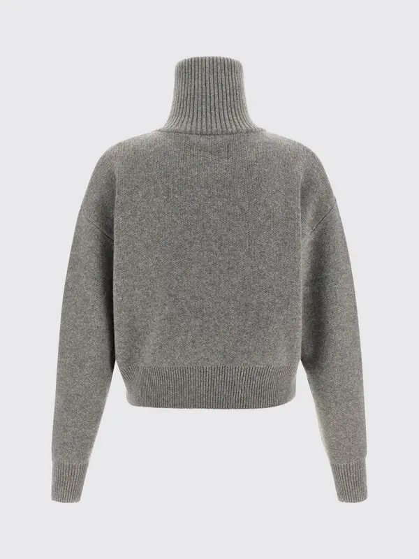 Extreme Cashmere Turtleneck Cardigan In Pure Cashmere With Button Closure
