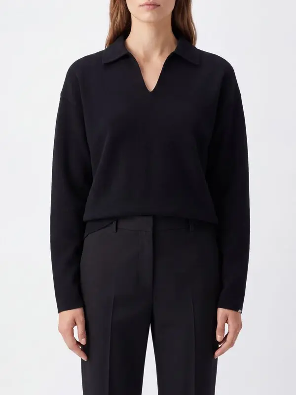 Extreme Cashmere V-neck Cashmere And Wool Blend Jumper With Dropped Shoulders