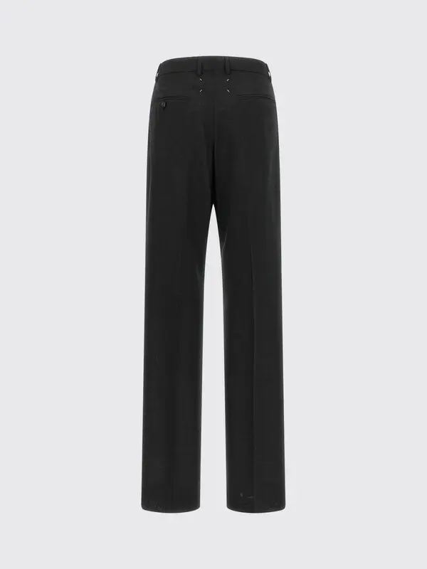 MAISON MARGIELA Wide-leg Tailored Wool Trousers With Four Stitches