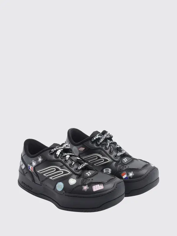 Balenciaga Hamptons Trainers With Printed Monogram And Platform Sole