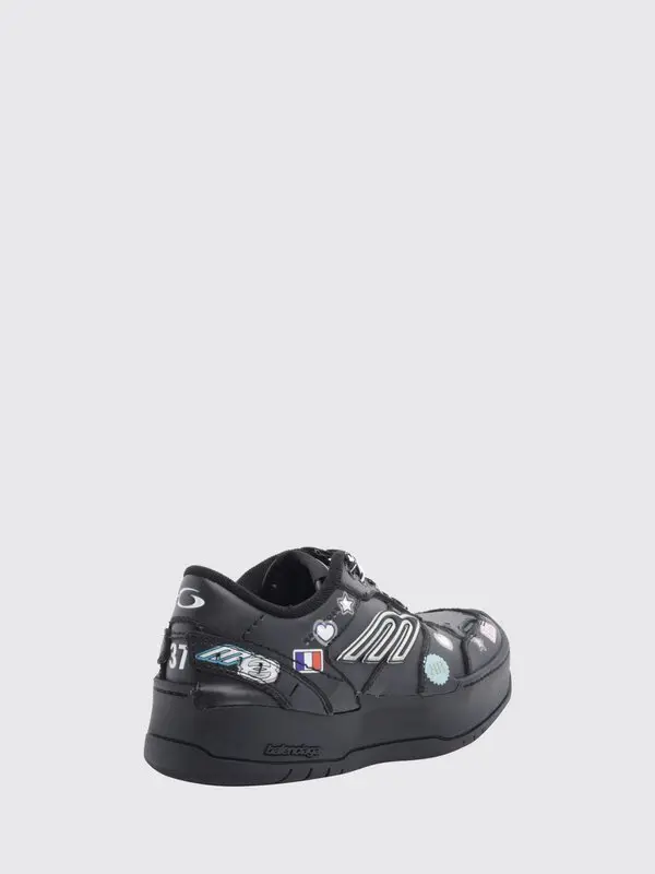 Balenciaga Hamptons Trainers With Printed Monogram And Platform Sole
