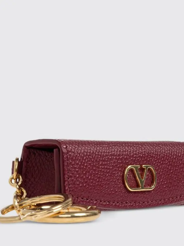 Valentino Garavani Vlogo Signature Grained Calfskin Leather Utility Case