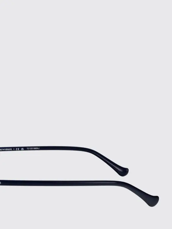 Emporio Armani Diamond-shaped Sunglasses In -tone Metal With Single Bridge