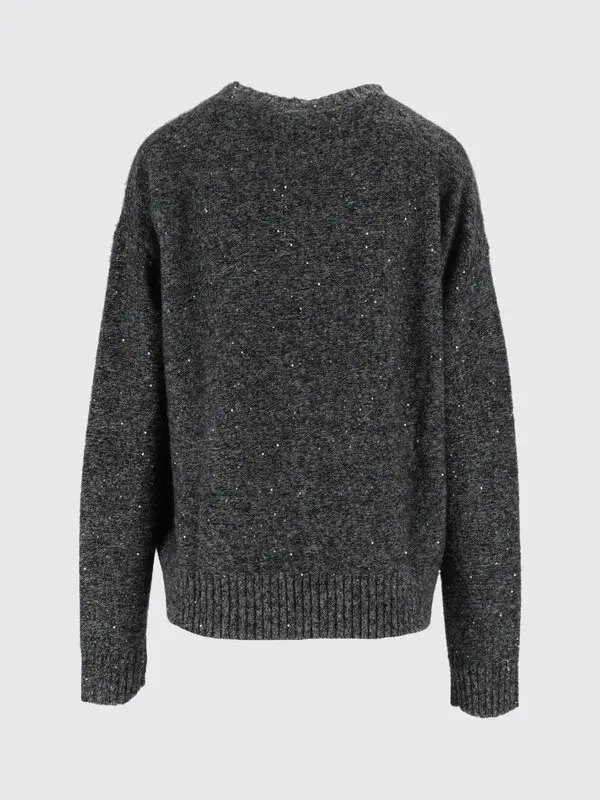 ELEH Glittered Wool And Cashmere Blend Crewneck Jumper