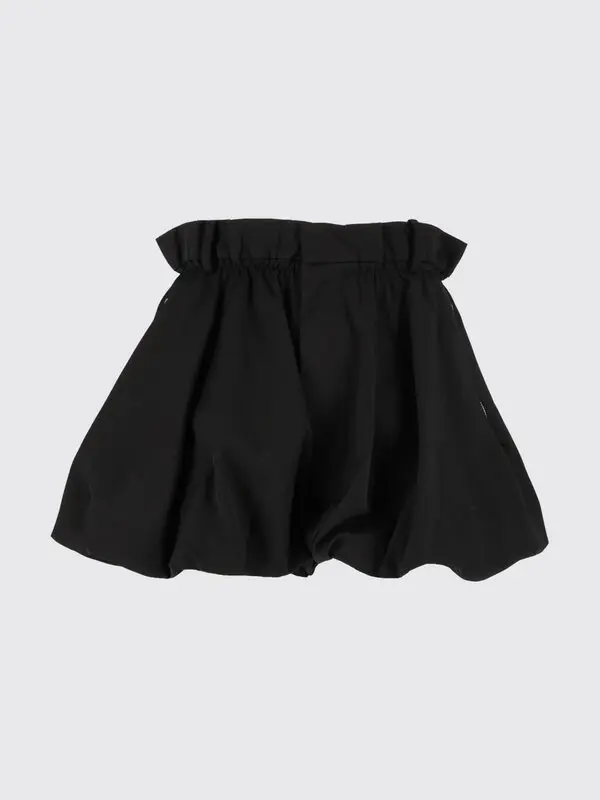 ELEH High-waisted A-line Mini Skirt In Polyester Crêpe