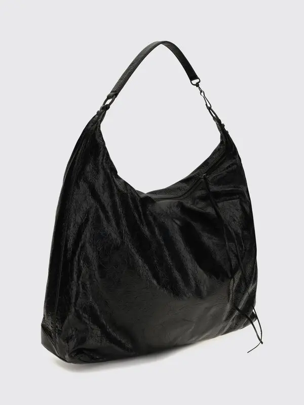Balenciaga Le City Arena Lambskin Shoulder Bag With Studs