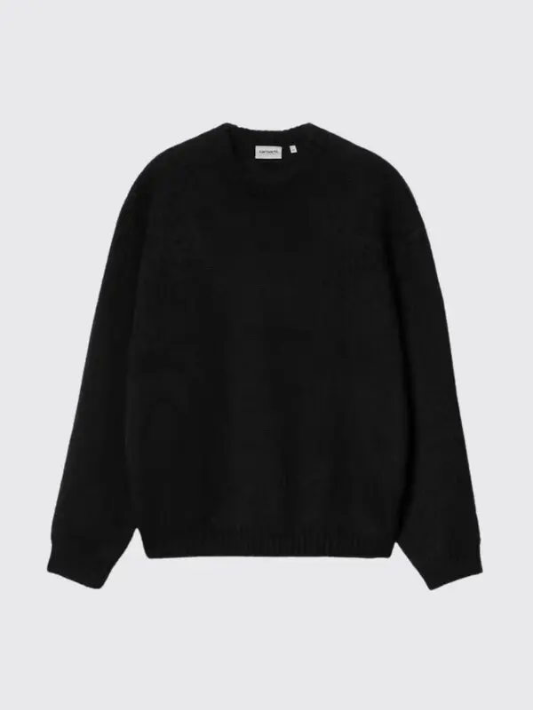 Carhartt Work In Progress Wool Blend Crewneck Jumper With Ribbed Trims