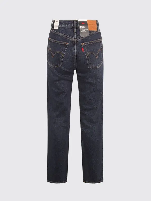 LEVI'S Ribcage High-waisted Wide Leg Jeans In Recycled Denim - Blue