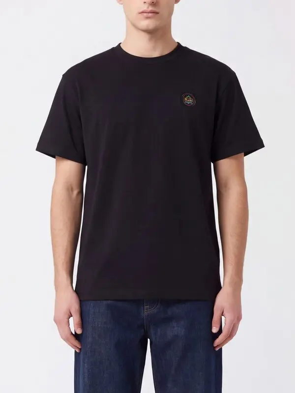 MAUNA KEA Cotton T-shirt With Graphic Print And Back Logo - Black