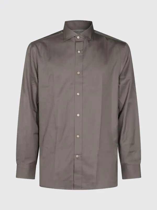 Brunello Cucinelli Casual Long-sleeved Cotton Shirt With French Collar
