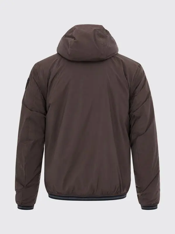 BLAUER. D-devon Lightweight Windproof Jacket With Hood And Logo - Brown