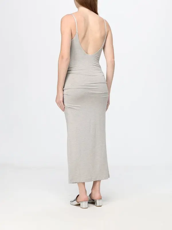 TOTEME U-neck Slim Fit Jersey Midi Sheath Dress With Thin Straps