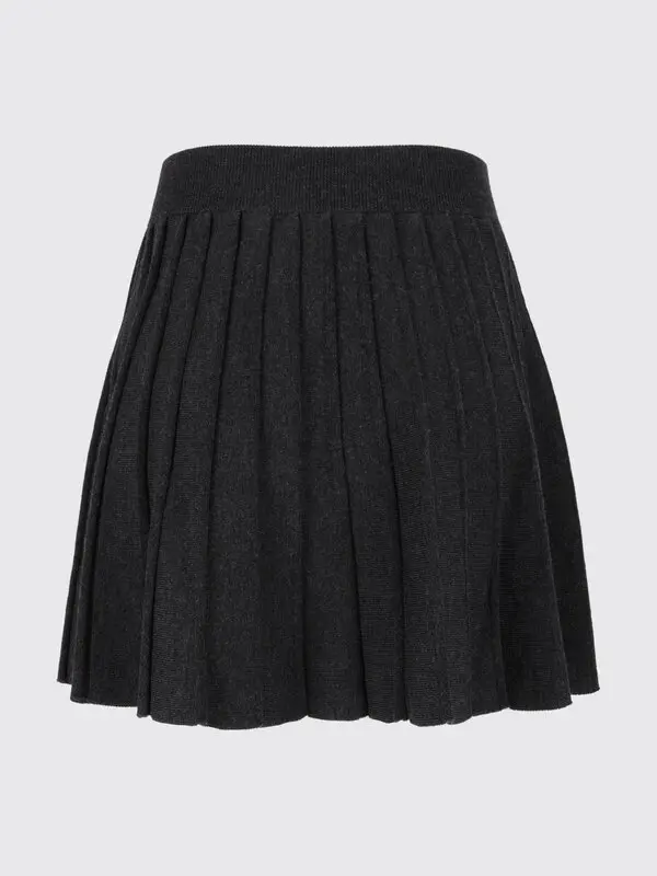 MC2 SAINT BARTH High-waisted Knit Cotton Blend Mini Skirt