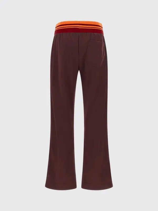 Dries Van Noten Huchisa Tape High-waisted Straight-leg Jogging Trousers