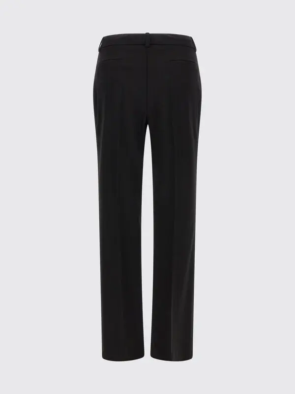 PAROSH P.a.r.o.s.h. Straight-leg Stretch Virgin Wool Trousers With Belt Loops