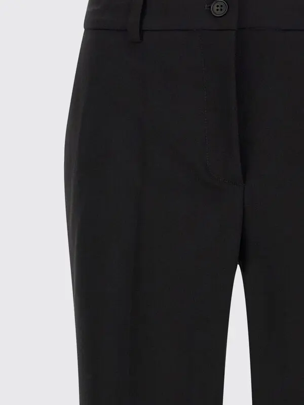 PAROSH P.a.r.o.s.h. Straight-leg Stretch Virgin Wool Trousers With Belt Loops