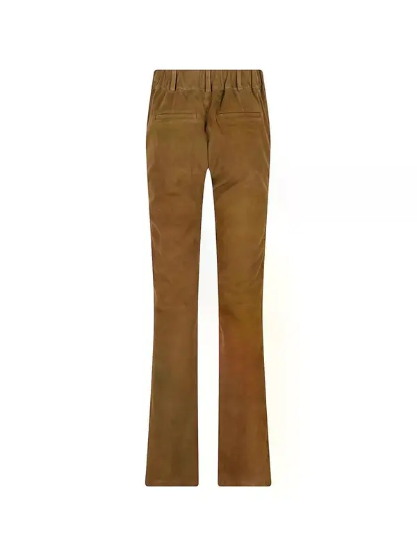 ARMA Lucia Flared Suede Leather Trousers