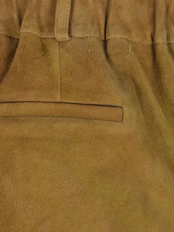 ARMA Lucia Flared Suede Leather Trousers