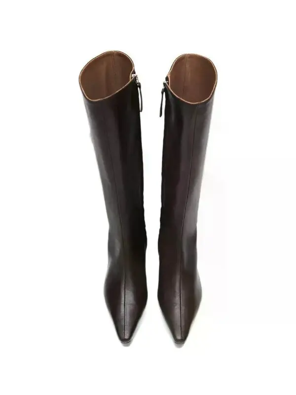 ALOHAS Gema Pointed-toe Kitten-heel Boots