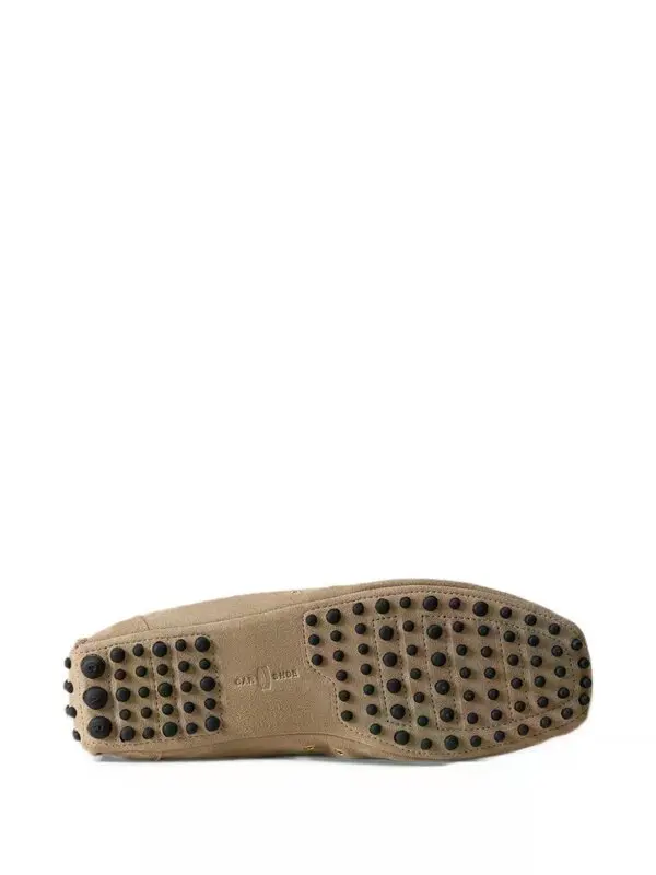 Car Shoe Perforated Suede Sneakers