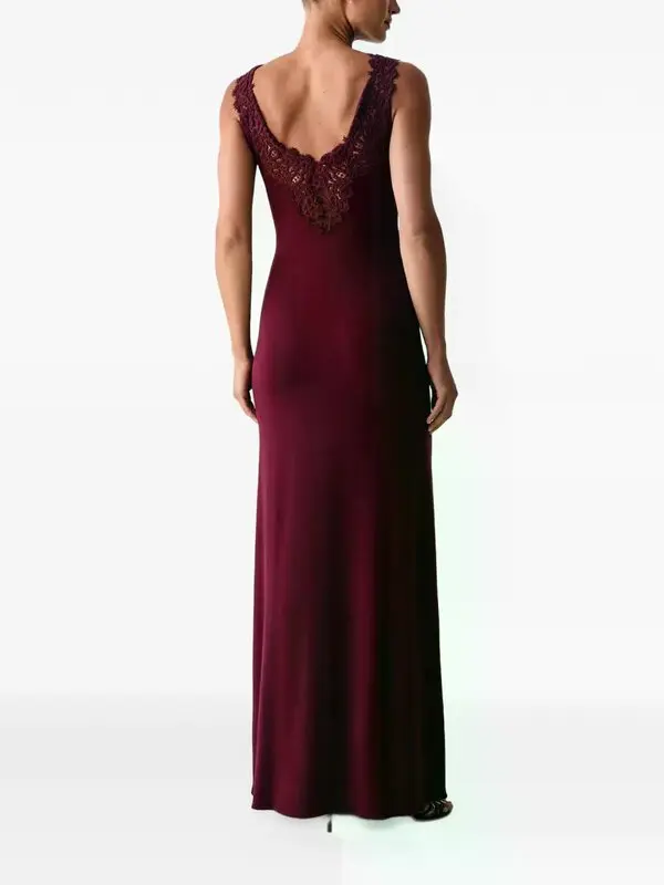 Ermanno Scervino Lace-trim Sleeveless Maxi Dress